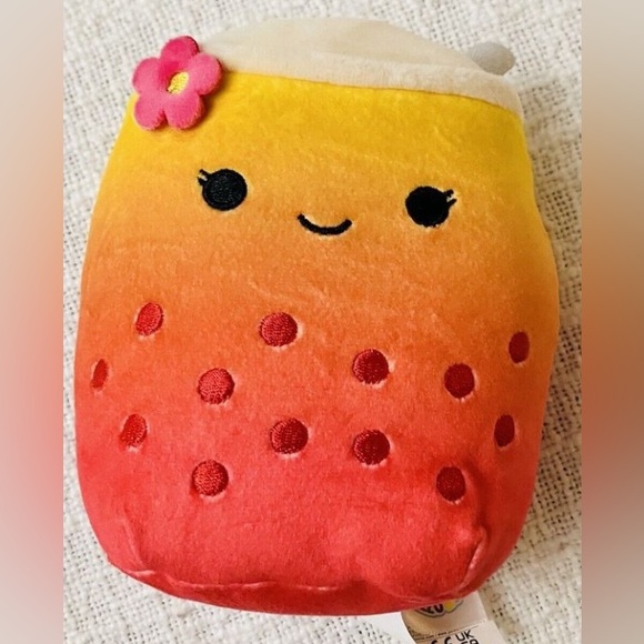 Squishmallows | Toys | Nwot 5 Bergit The Boba Tea Squishmallow From A ...